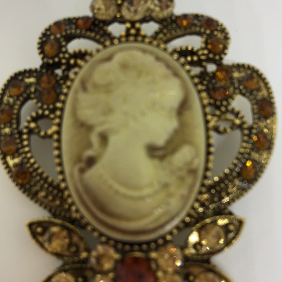 Jewelry | Vintage Ivory Cameo Pin | Poshmark